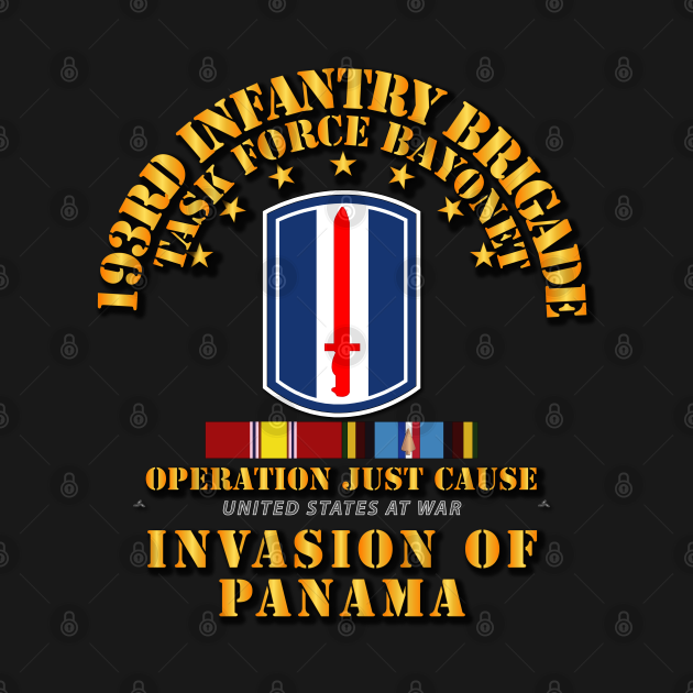 Just Cause - 193rd Infantry Bde w Svc Ribbons - Just Cause 193rd ...