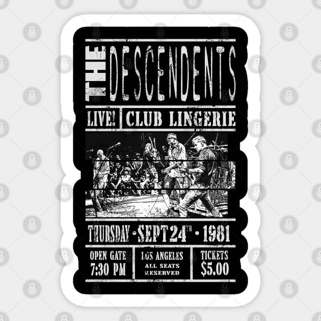 The Descendents // Vintage - Descendents - Sticker | TeePublic