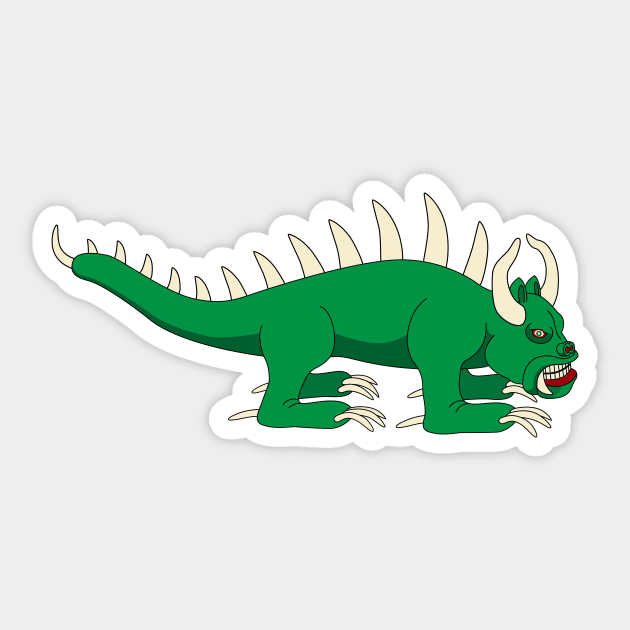 Hodag Menacing Beast - Hodag - Sticker | TeePublic