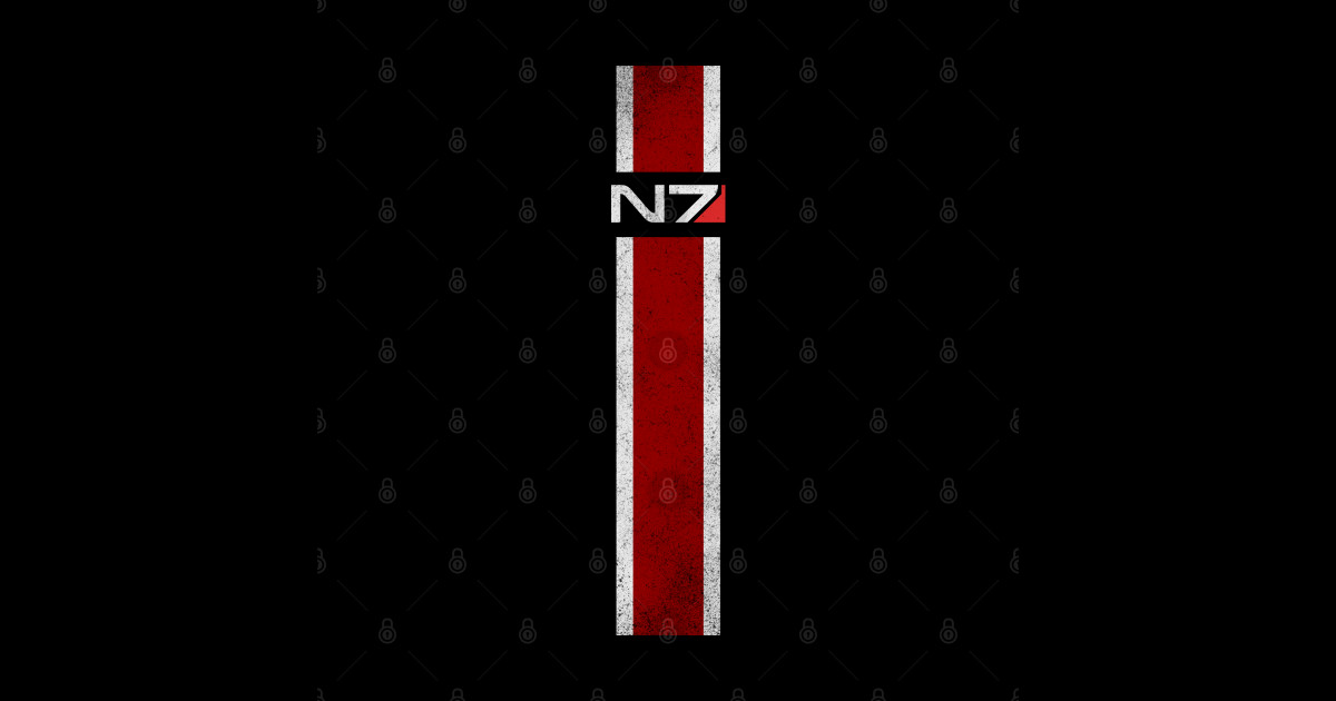 N7 - Mass Effect - Sticker | TeePublic
