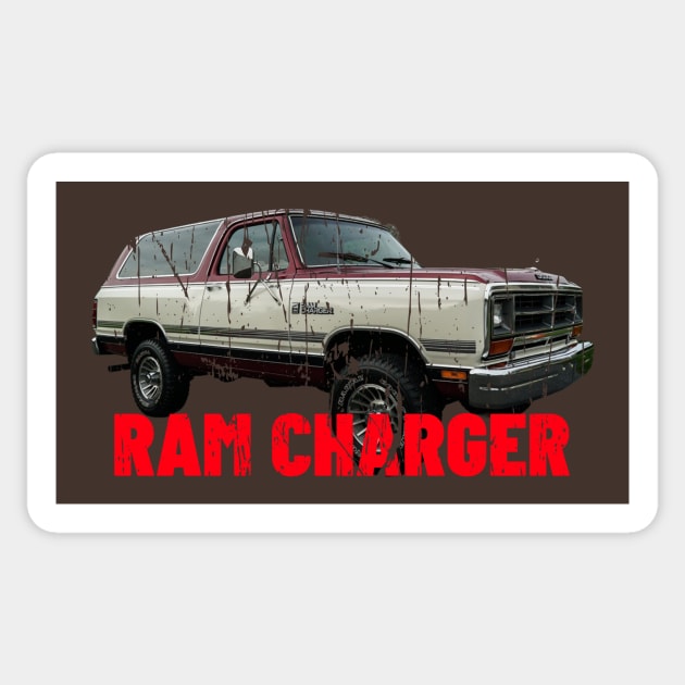 DODGE RAM CHARGER T-SHIRT - Dodge - Sticker | TeePublic