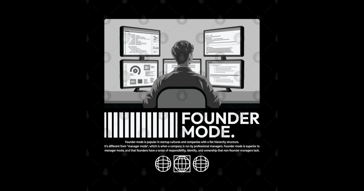 Urban Graphic Founder Mode - Founder Mode - Posters and Art Prints ...