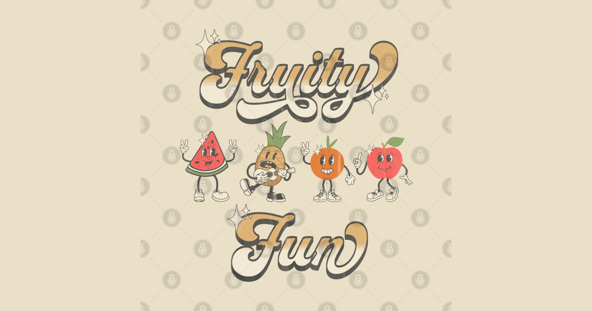 Fruity Fun Funny Fruit - Tropical Fruit - T-Shirt | TeePublic