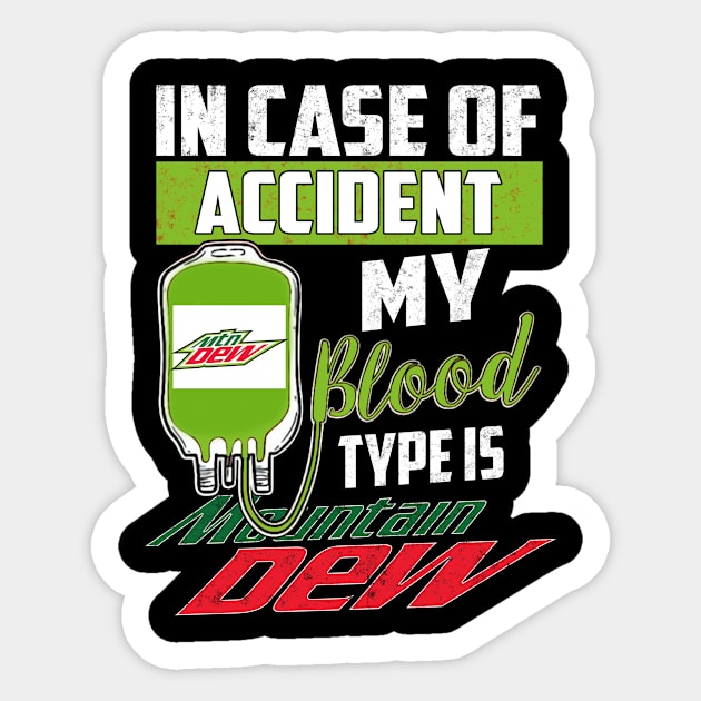 Mountain Dew - Mountain Dew - Sticker | TeePublic