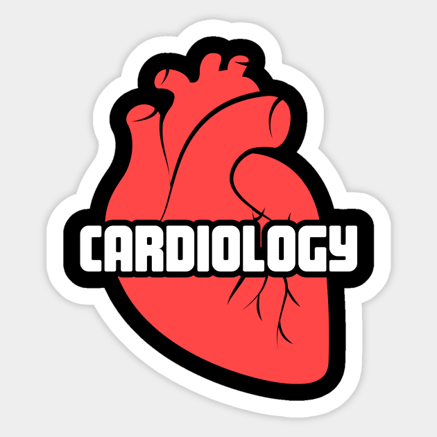 Heart Doctor Cardiology / Cardiologist - Cardiologist - Sticker | TeePublic