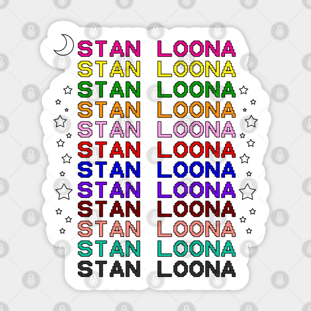 Stan Loona - Colors - Kpop - Sticker | TeePublic