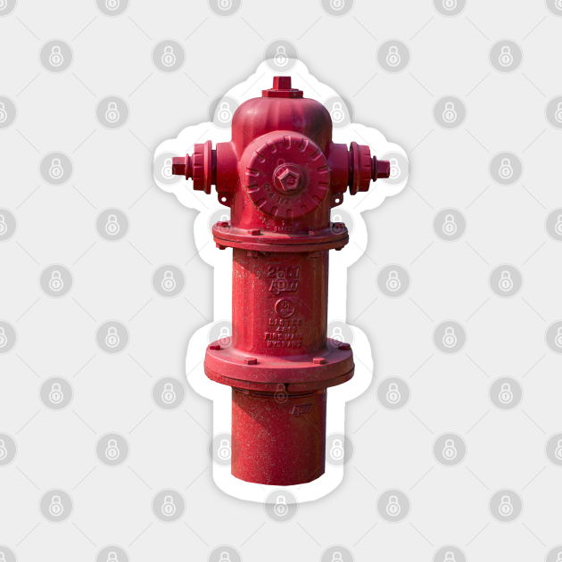 Long Barrel EJIW Fire Hydrant - Fire Hydrant - Magnet | TeePublic