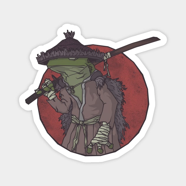 Samurai Ronin Frog - Ronin Samurai - Magnet | TeePublic