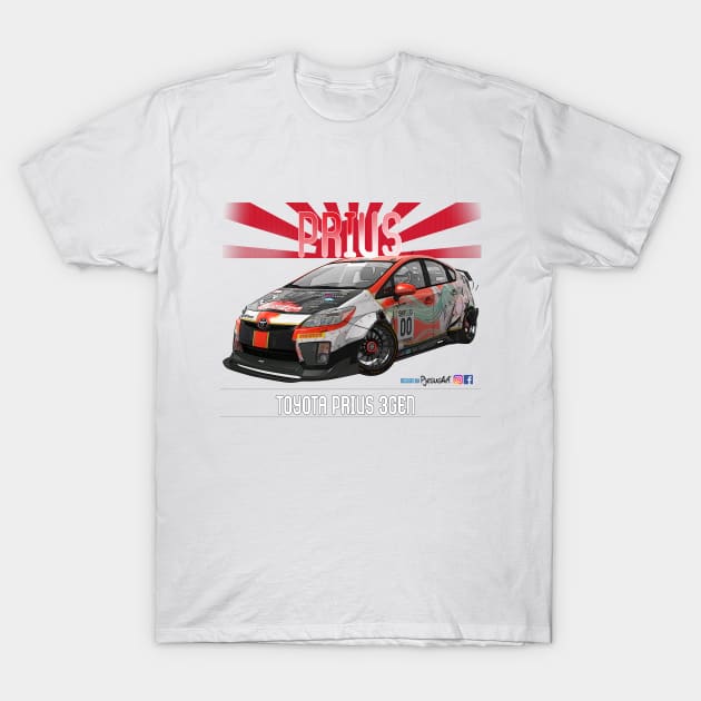 Toyota Prius 2JZ Goodsmile Racing - Prius - T-Shirt | TeePublic
