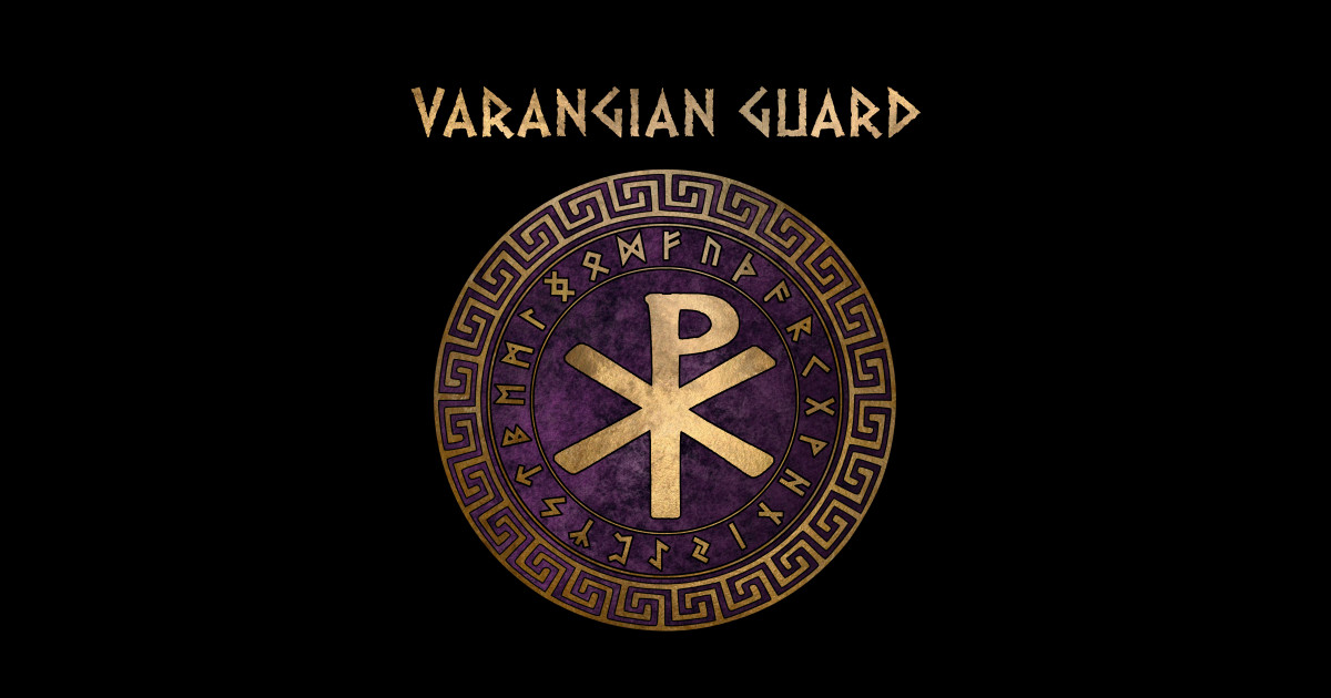 Varangian Guard Byzantine Empire Symbol - Varangian Guard - Tapestry ...
