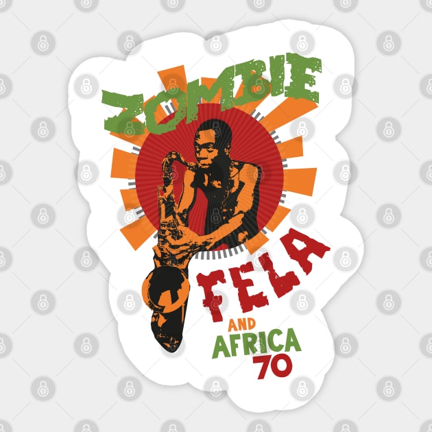 Fela Kuti's 'Zombie' Album Tribute: Psychedelic Afrobeat Illustration ...
