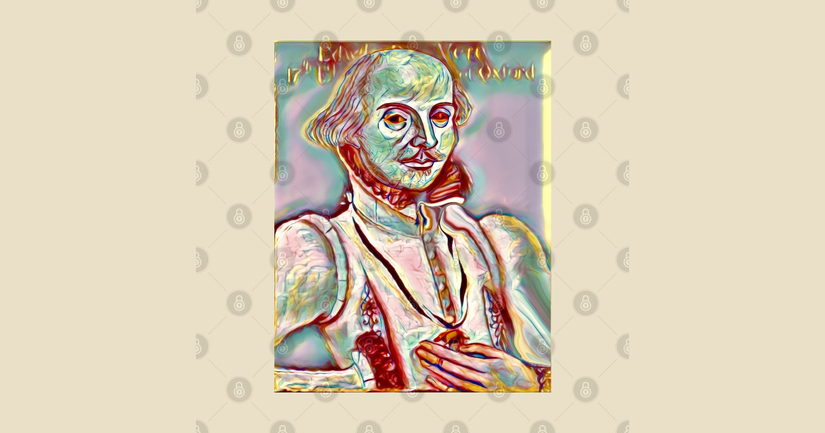 Shakespeare- the mask of Edward de Vere - Kit Ludlow - T-Shirt | TeePublic