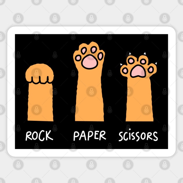 Rock Paper Scissors - Cat - Sticker | TeePublic
