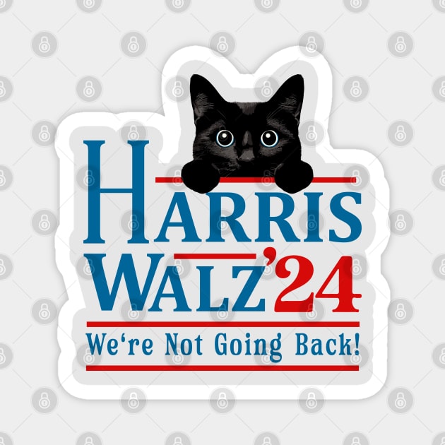 Harris Walz Cat Lady - Harris tim walz - Harris Walz Copy Cat - Magnet ...