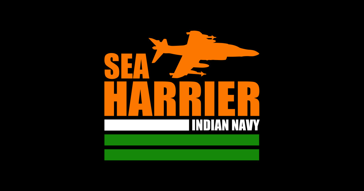 Indian Sea Harrier - Indian Navy Fighter - Sticker | TeePublic