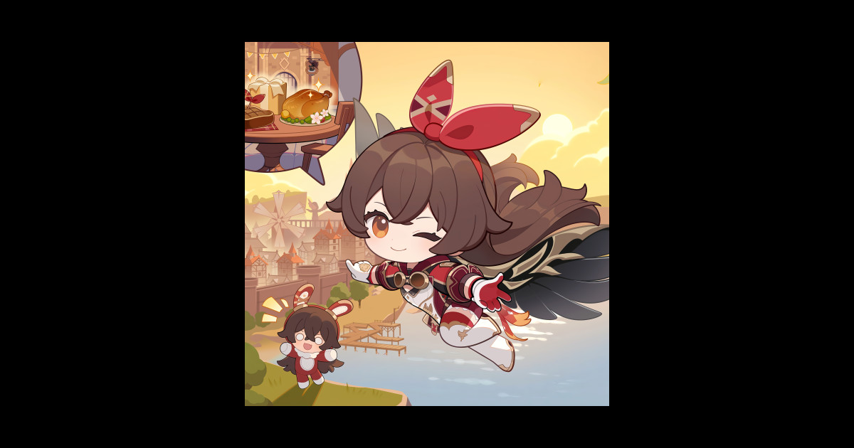 Chibi Amber - Genshin Impact - Genshin Impact - Posters and Art Prints ...