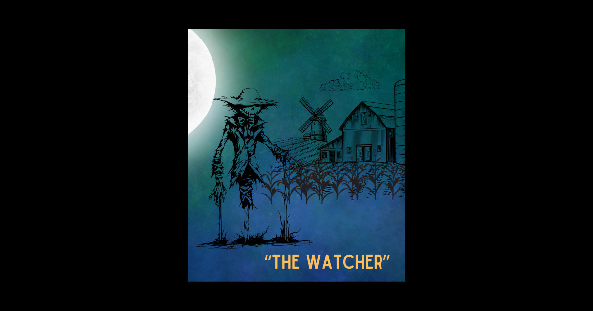 The watcher - Halloween Scarecrow - Sticker | TeePublic