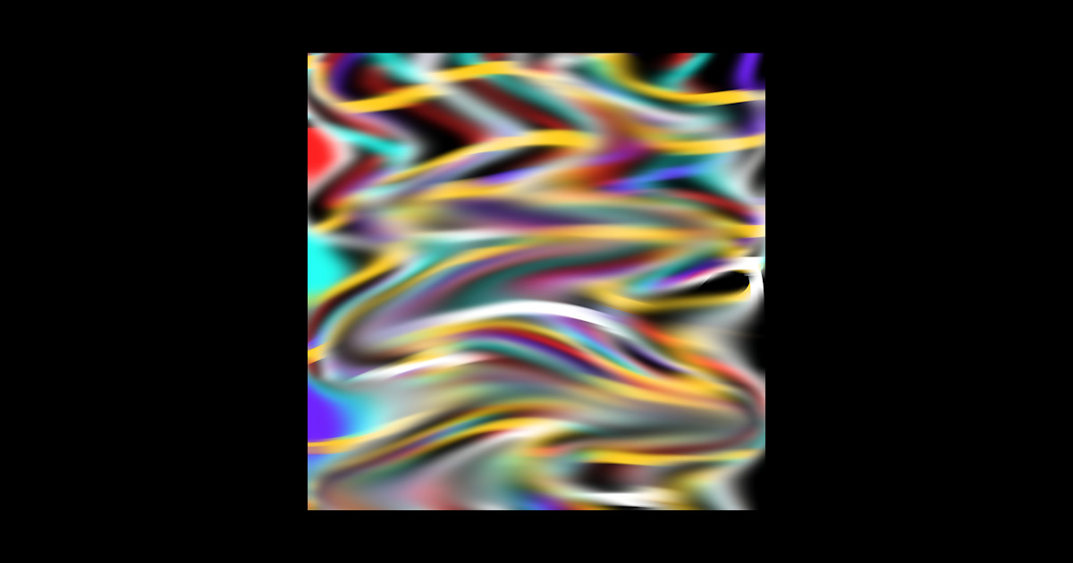 Trippy Art 1 - Trippy - Sticker | TeePublic