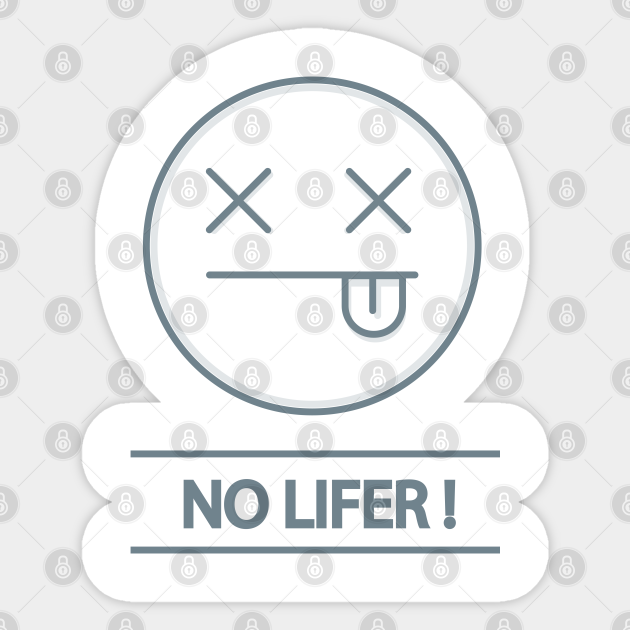 No lifer sign - No Lifer - Sticker | TeePublic