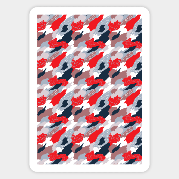Abstract Pop Pattern - Pattern - Sticker | TeePublic