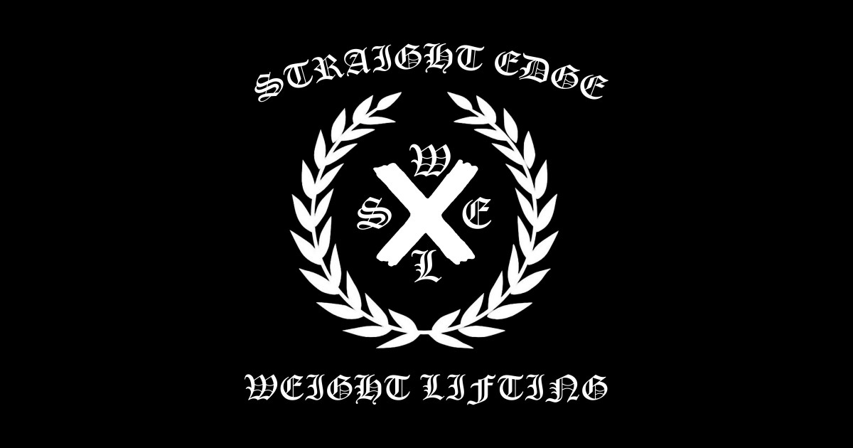 Straight Edge Weightlifting - Straight Edge - Sticker | TeePublic