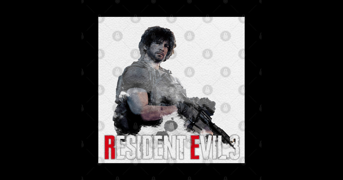 Watercolor Carlos [RESIDENT EVIL 3 REMAKE] - Resident Evil - Sticker ...