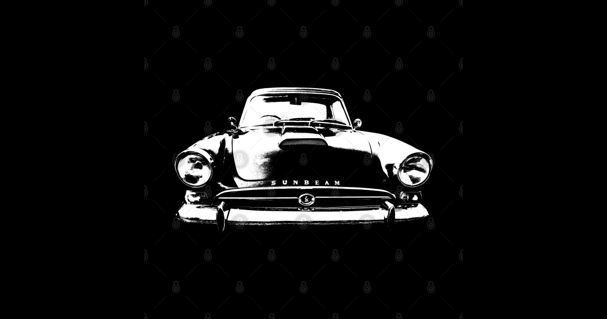 Sunbeam Alpine Tiger 1960s British classic sports car monoblock white ...