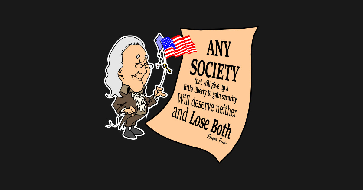Benjamin Franklin Quote - Benjamin Franklin Fan - T-Shirt | TeePublic