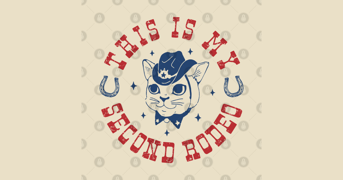 This is my second rodeo - This Is My Second Rodeo - T-Shirt | TeePublic