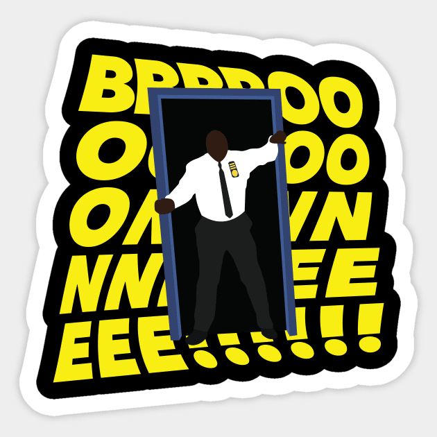 Captain Holt - Bone! - Captain Holt - Sticker | TeePublic