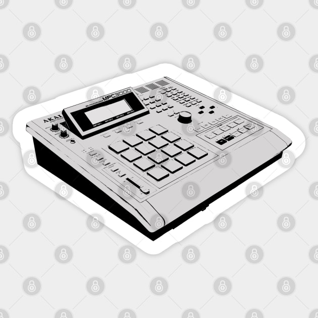Akai MPC3000 - Akai Mpc - Sticker | TeePublic