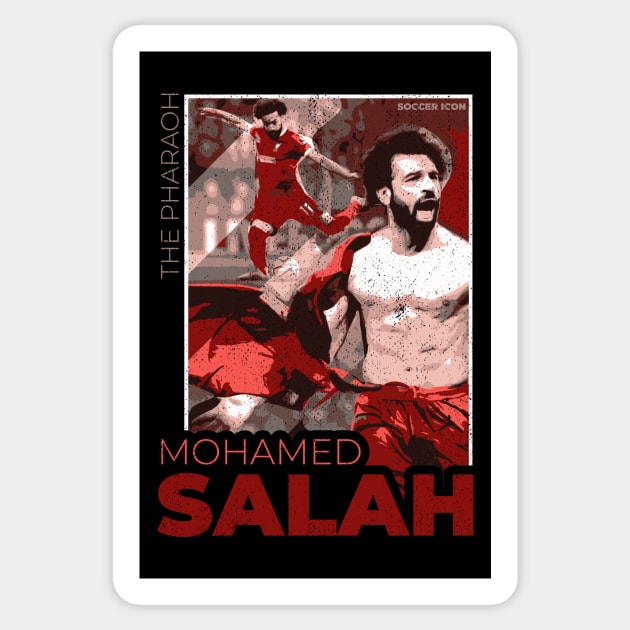 Salah - Street Art - Soccer Icons - Salah - Sticker | TeePublic
