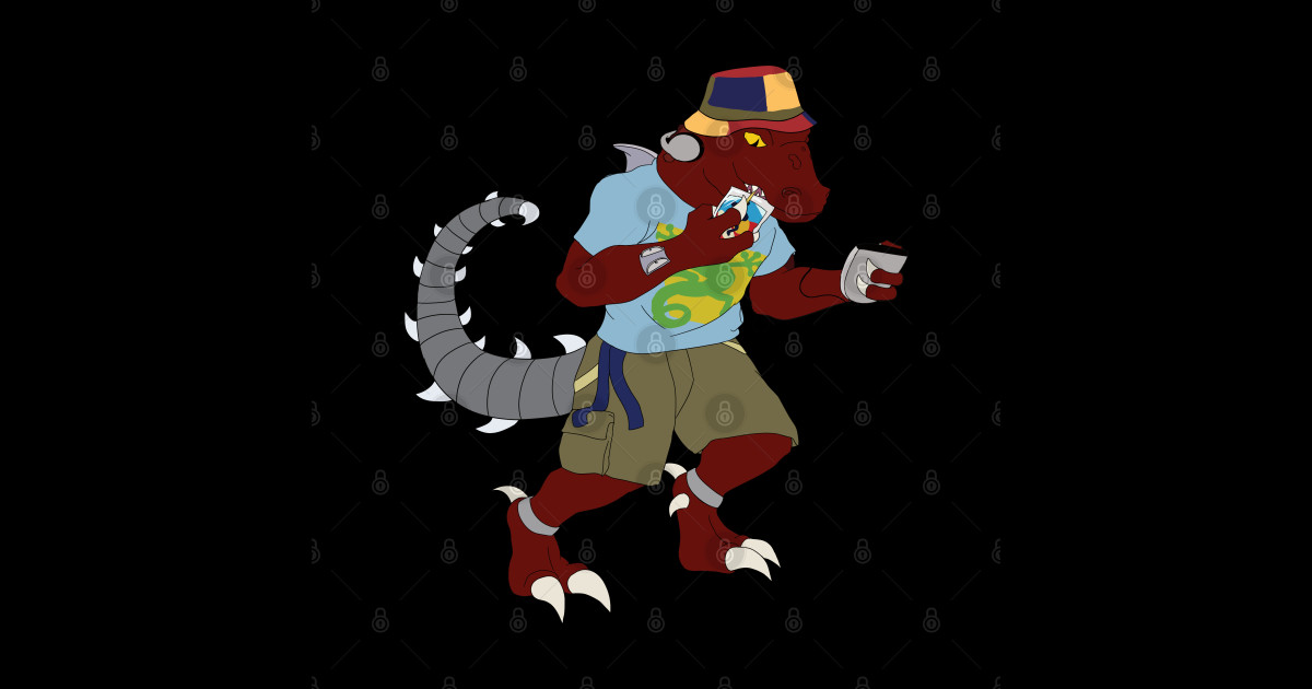 90s Haxx - Extreme Dinosaurs - Sticker | TeePublic