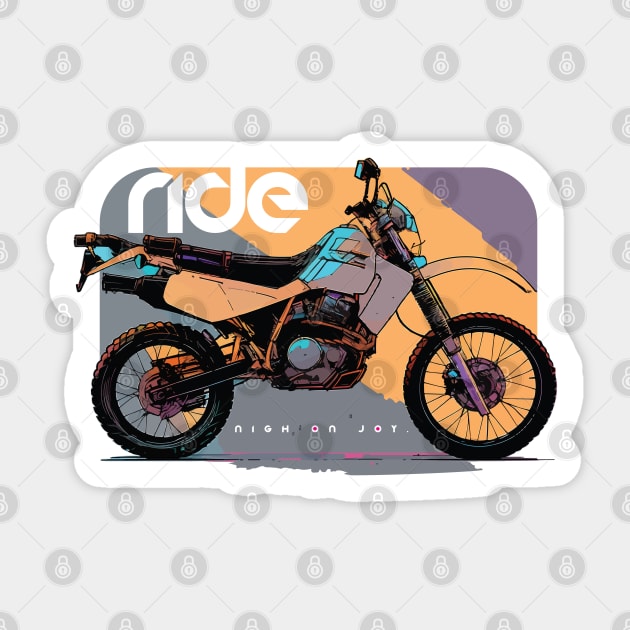 Ride xr650L cyber - Honda Xr650l - Sticker | TeePublic