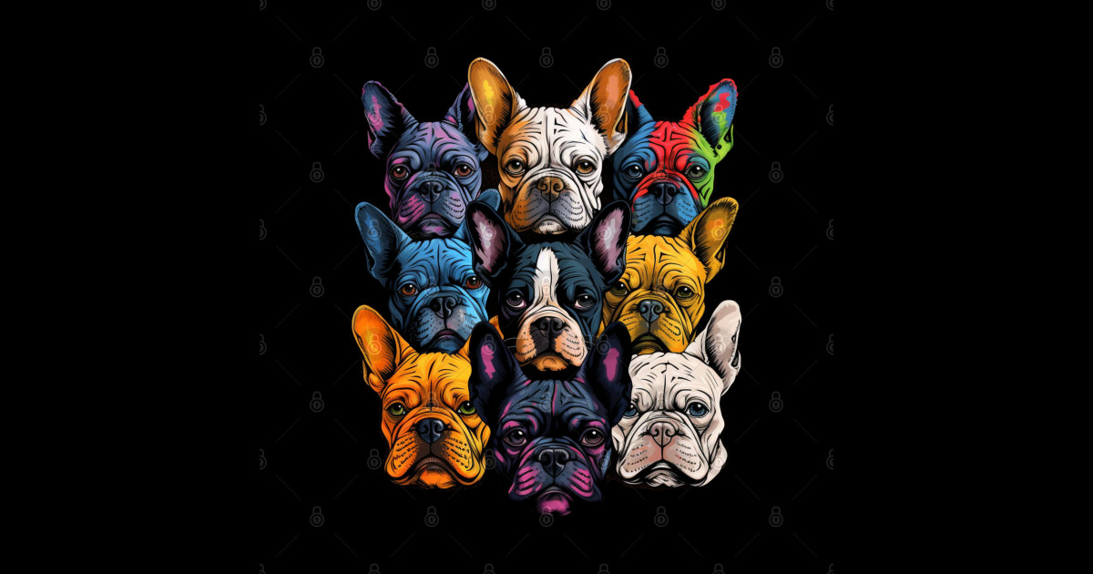 Bulldog gang - Bulldog - Sticker | TeePublic