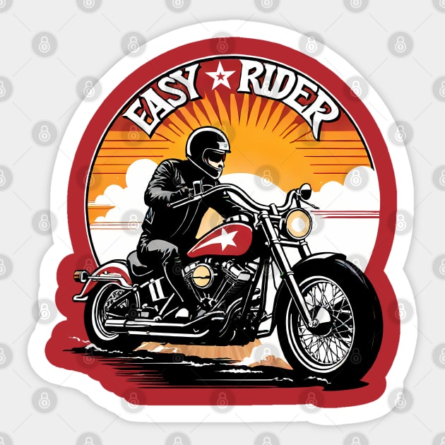 Easy Rider - Easy Rider - Sticker | TeePublic