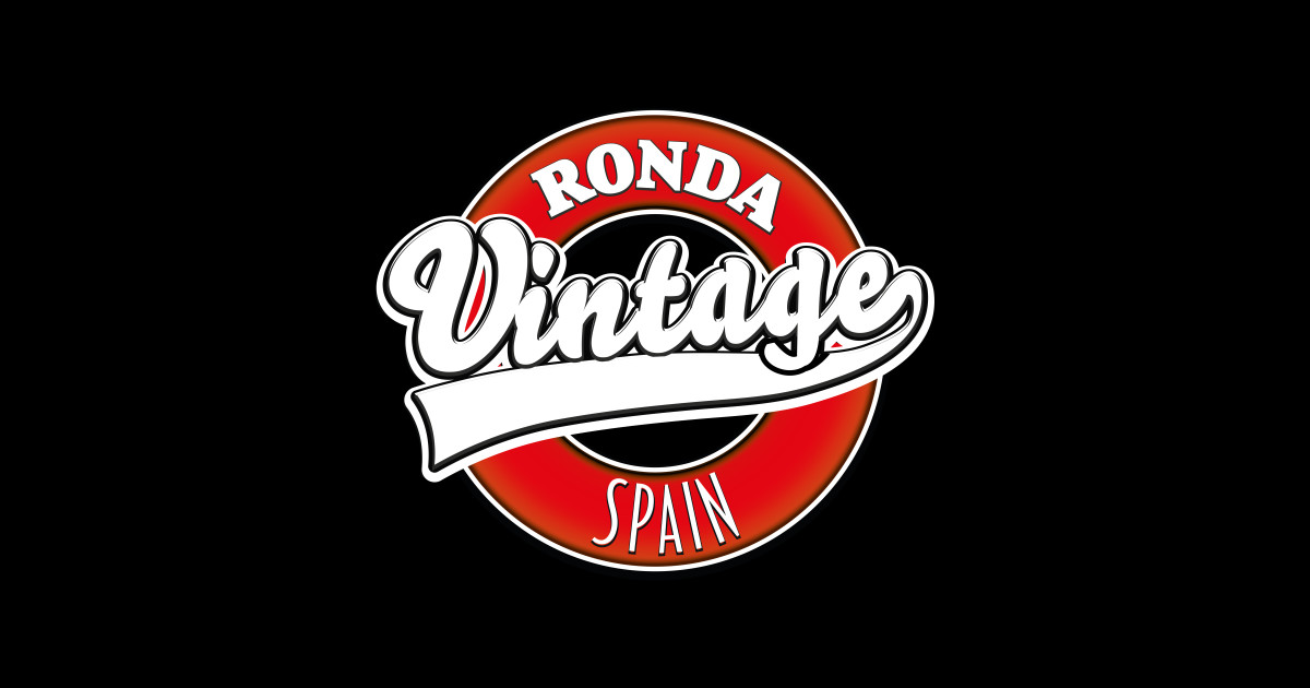 Ronda Spain vintage logo - Ronda Spain Vintage - Sticker | TeePublic