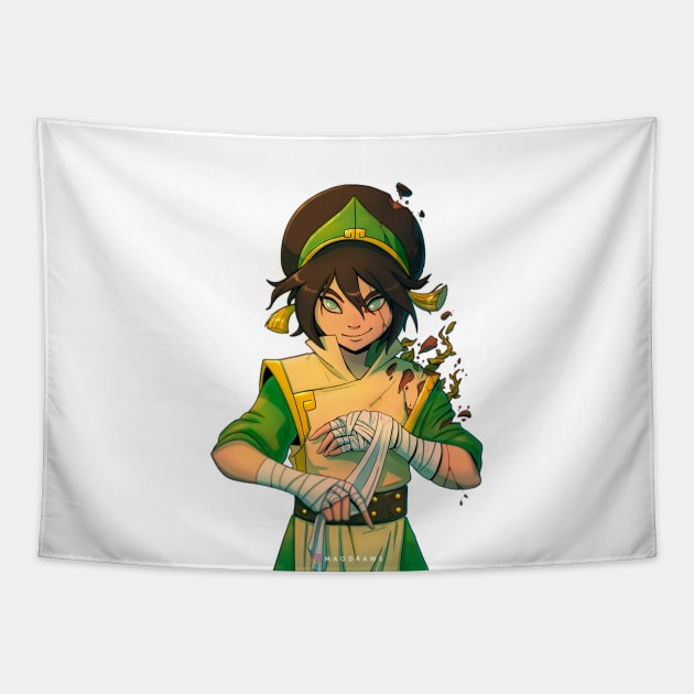 Toph fan art - Toph - Tapestry | TeePublic Toph fan art - Toph - Tapestry | TeePublic