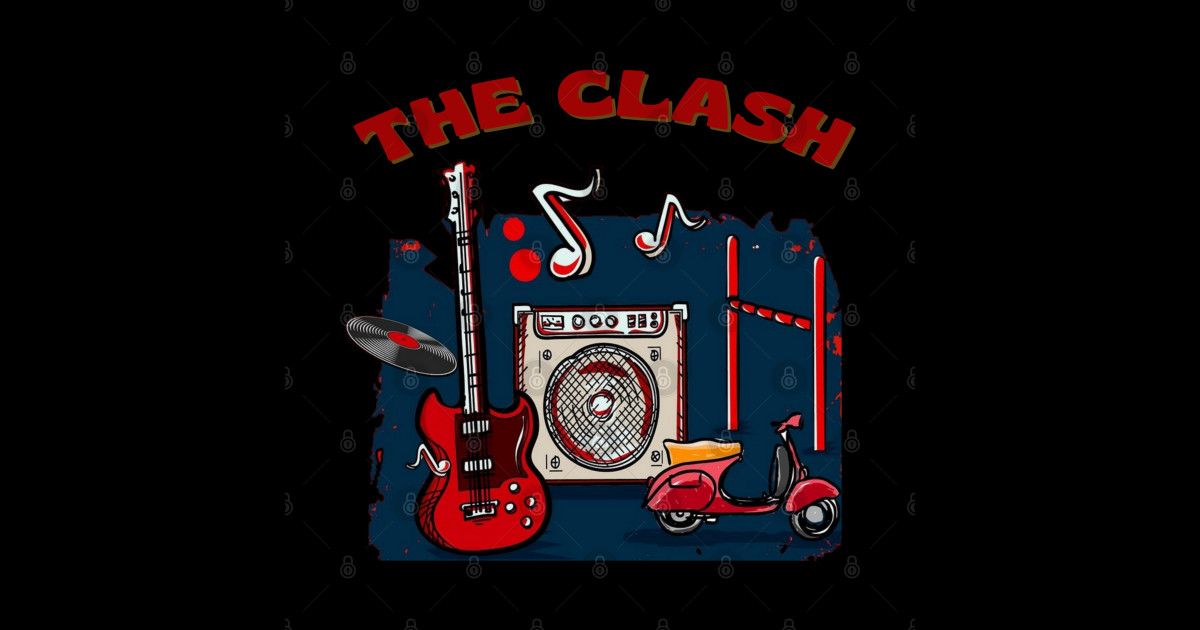 The clash - The Clash - Sticker | TeePublic