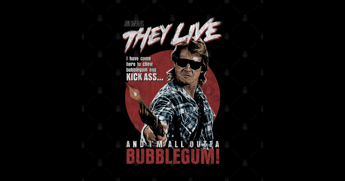 They Live, John carpenter, horror - They Live - Sticker | TeePublic