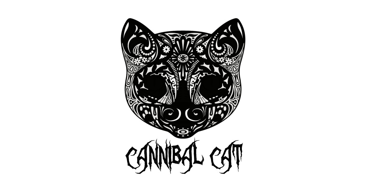 Evil Cannibal Cat - Cat - T-Shirt | TeePublic