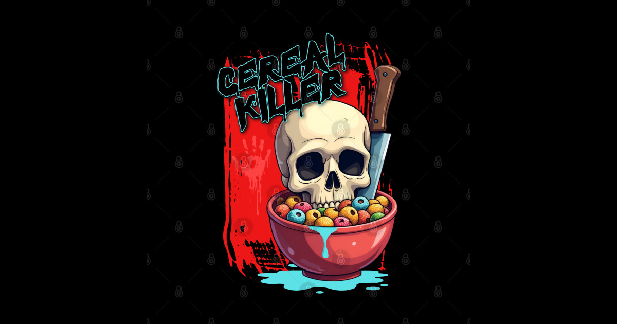 Cereal Killer Crunch - Cereal Killer - Sticker | TeePublic