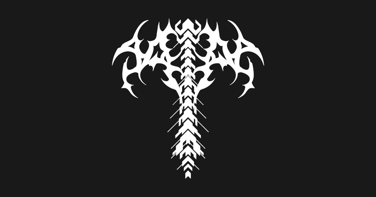 Emo Goth Punk Tribal Cybersigilism Skeleton Spine And Wings ...