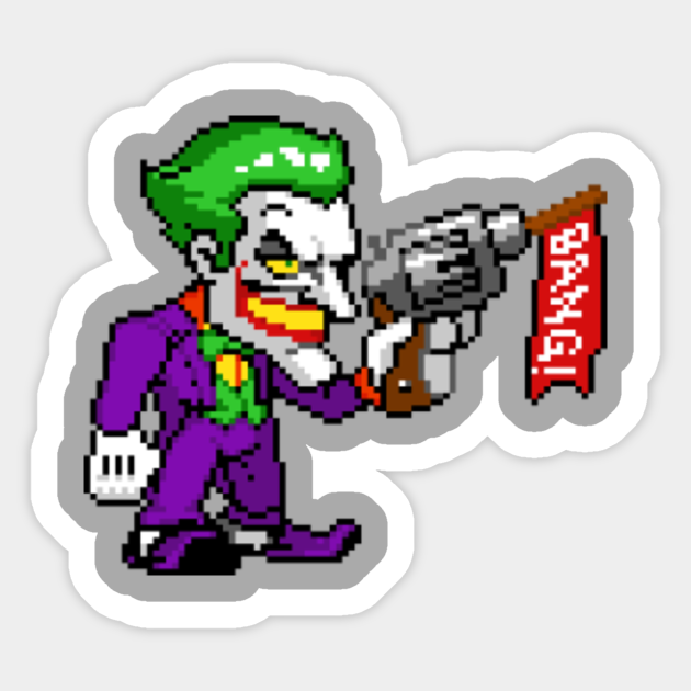 Joker - Pixel art - Joker - Sticker | TeePublic