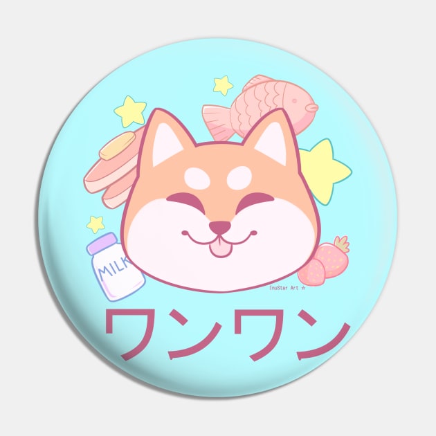 Wan wan - Shiba Inu - Pin | TeePublic
