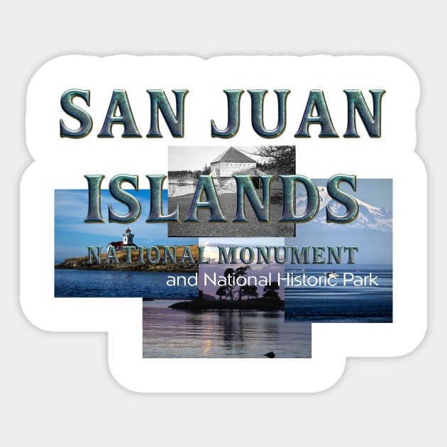 San Juan Islands - Washington State - Sticker | TeePublic