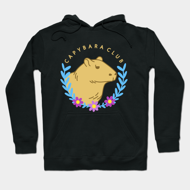 Capybara Club - Capybara - Hoodie | TeePublic