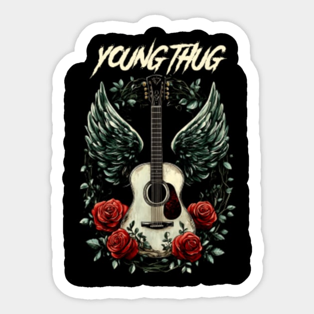 YOUNG THUG FAN ART - Young Thug Fan Art - Sticker | TeePublic