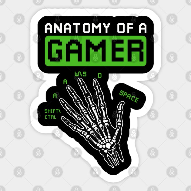 ANATOMY OF A GAMER Gamer Hand Skeleton design - Anatomy Of A Gamer ...