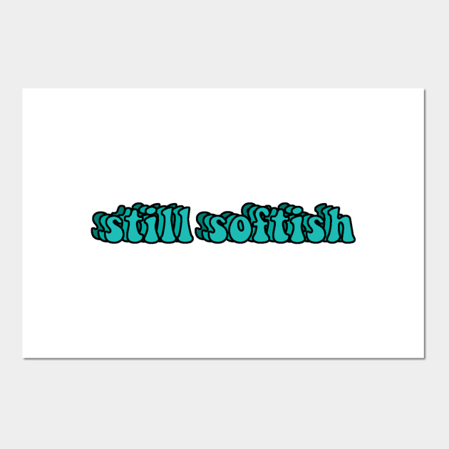 Tiktok Still Softish Blue Gradient Design - Tiktok - Posters and Art ...